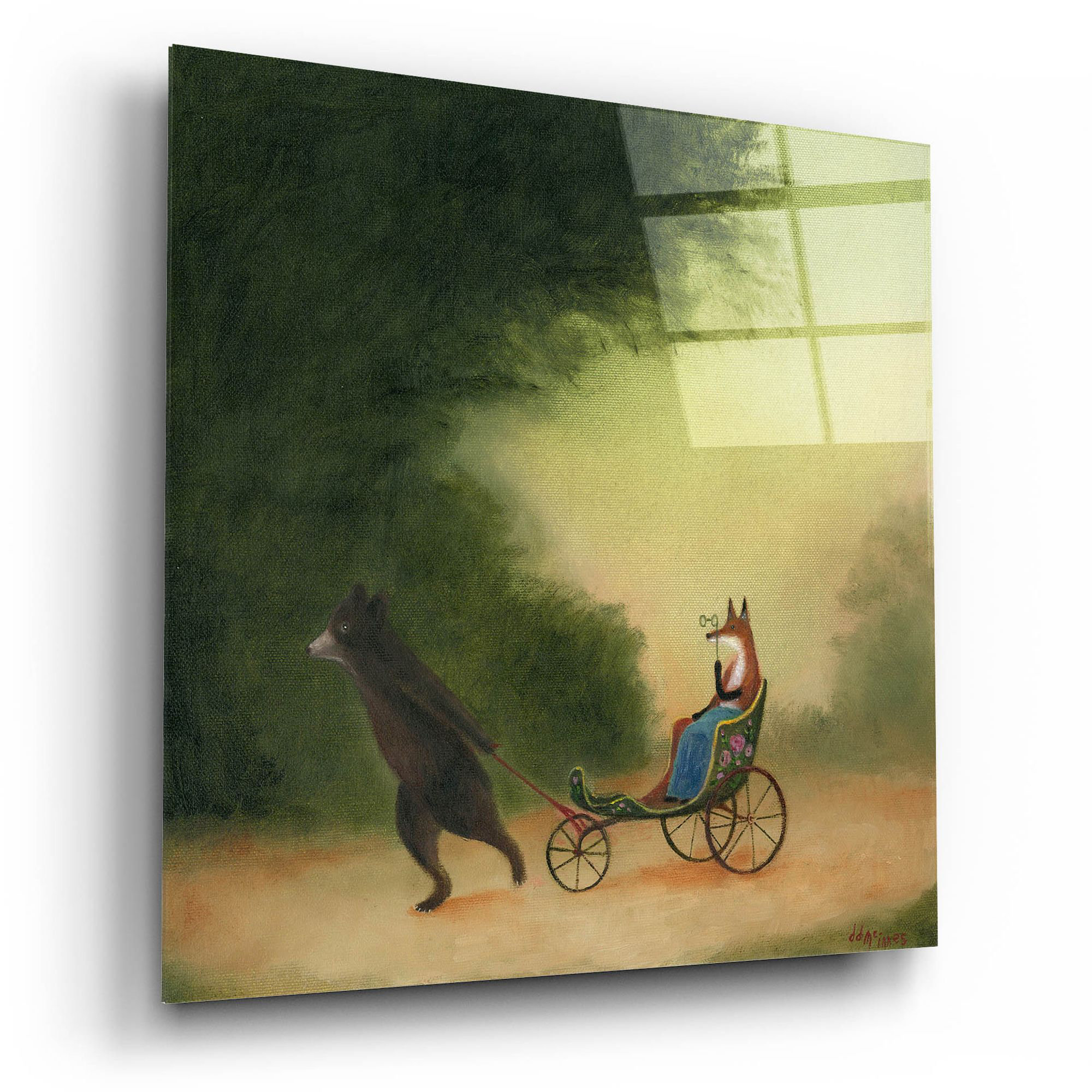 Trinx 'La Passeggiata Of The Lady Dowager' By Dd Mcinnes, Acrylic Glass ...