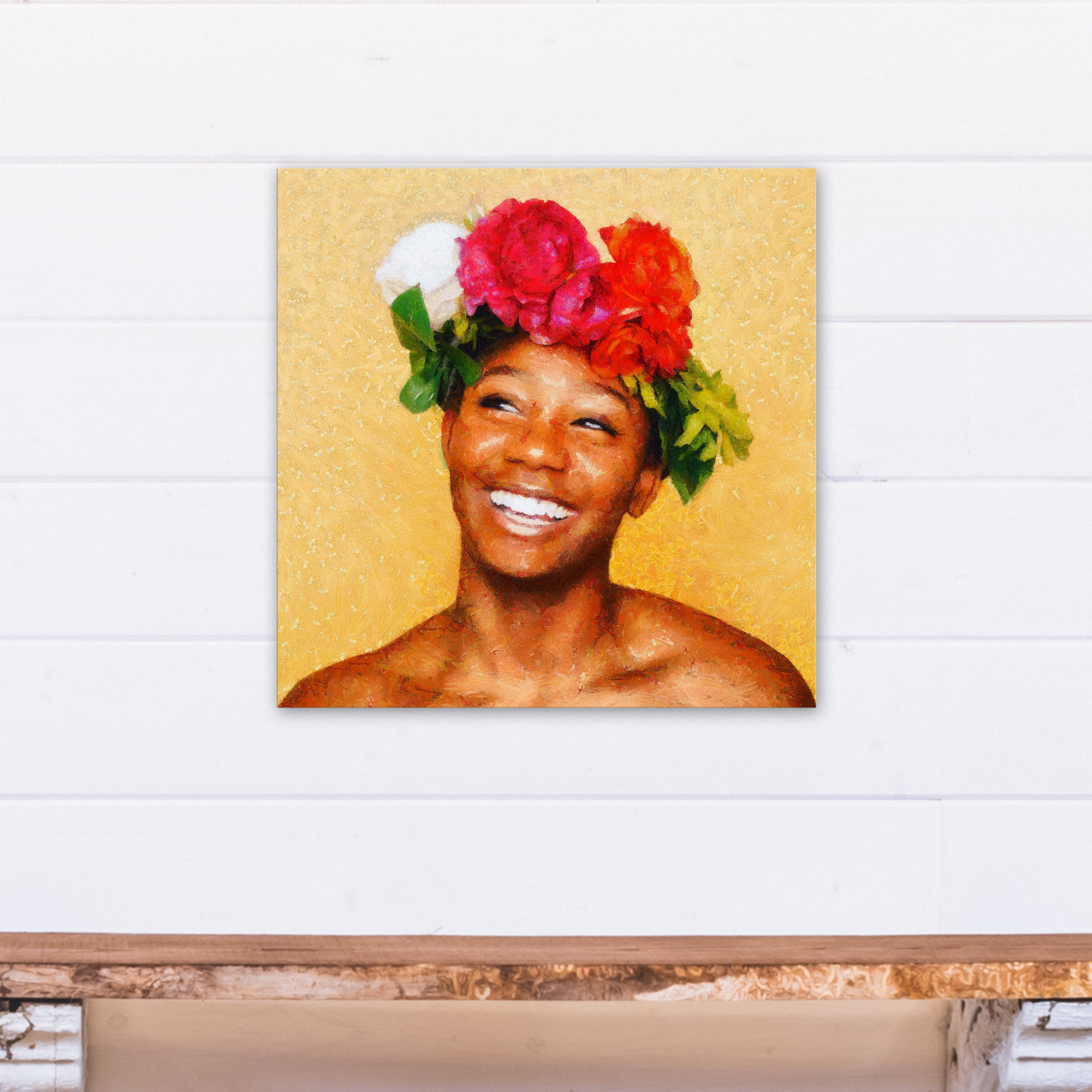 Ebern Designs 'Sunny Disposition' Painting Print on Canvas | Wayfair