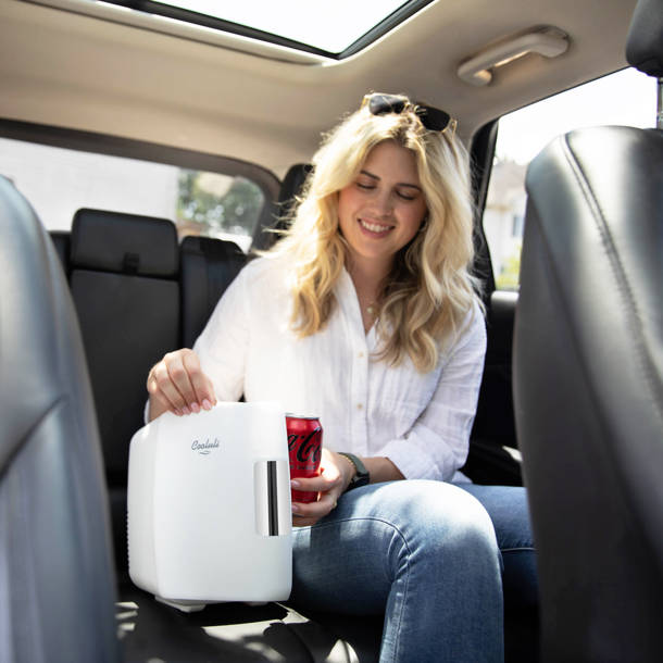 Cooluli Infinity 0.35 Cubic Feet Portable Countertop Mini Fridge ...