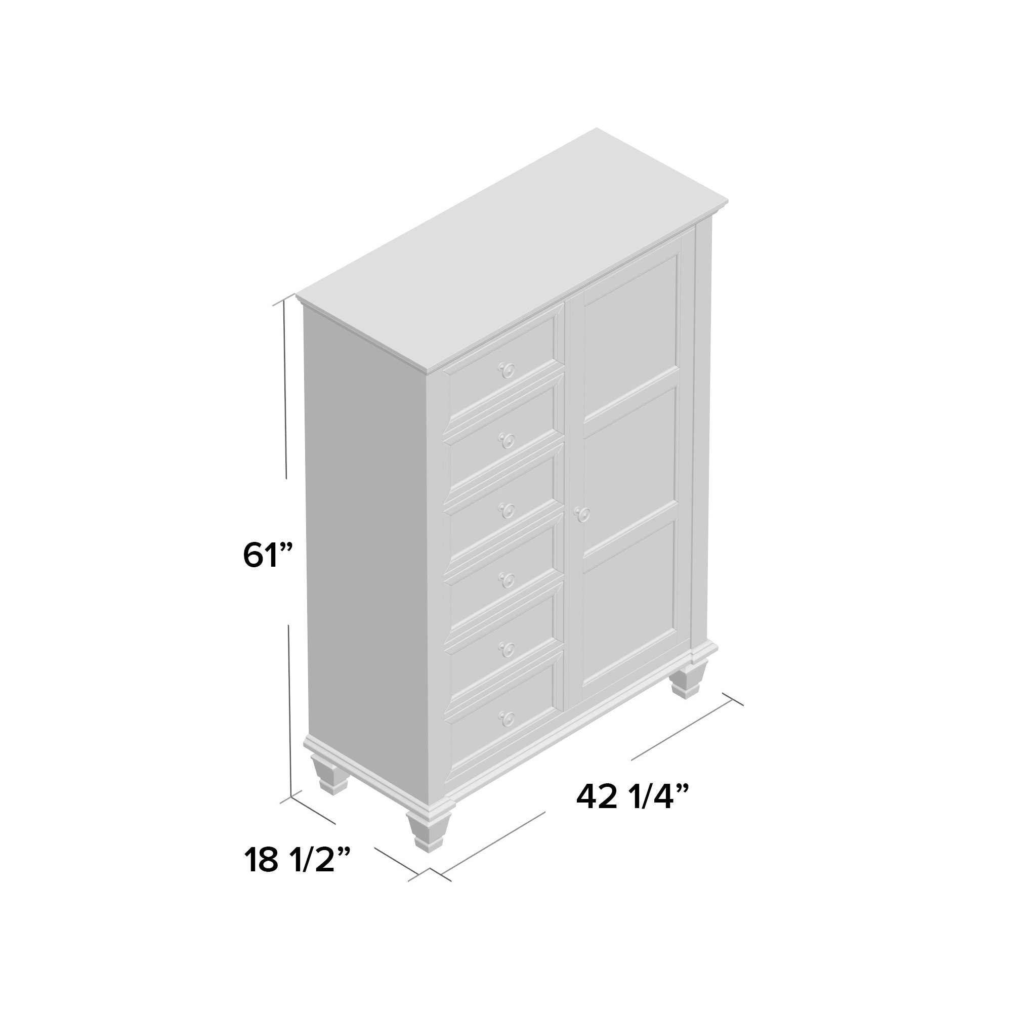 Viv + Rae™ Fraser 8 Drawer Gentleman's Chest & Reviews | Wayfair