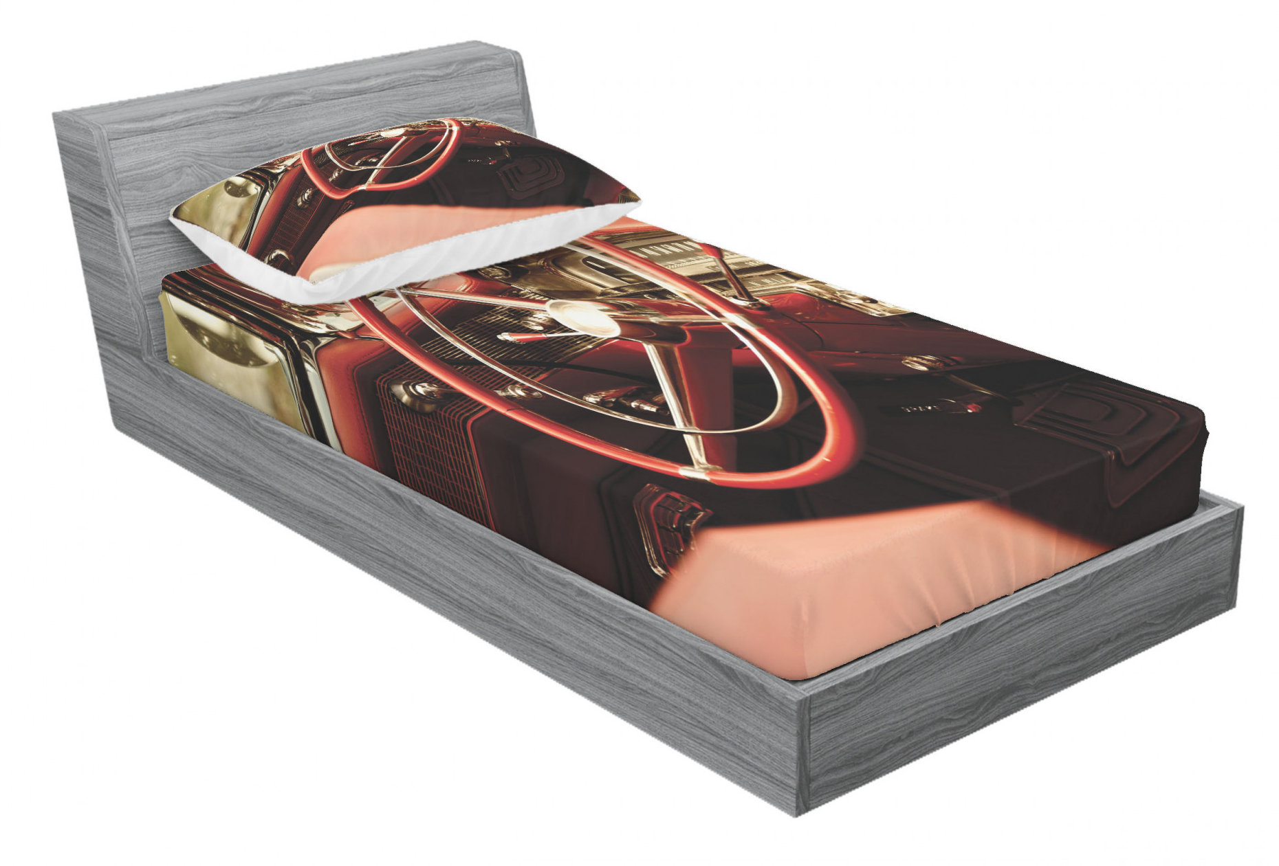 Ambesonne Cars Sheet Set | Wayfair