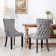 Mercer41 Demarco Deluna Luxury Velvet Upholstered Kitchen Dining Chairs ...