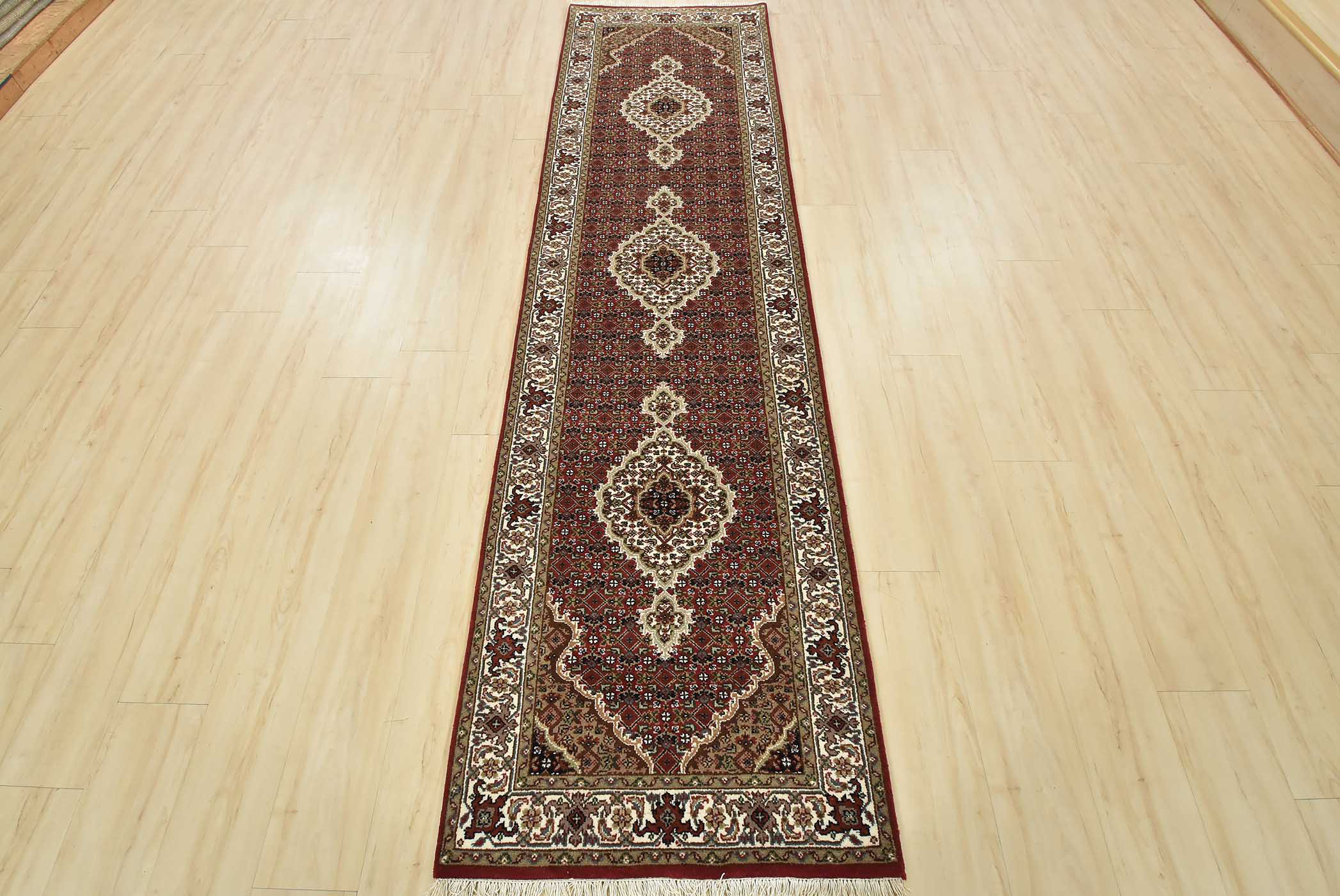 Bloomsbury Market Fine Oriental Runner 2’8” X 9’11” Red Wool Traditional Hand-Knotted Rug | Wayfair