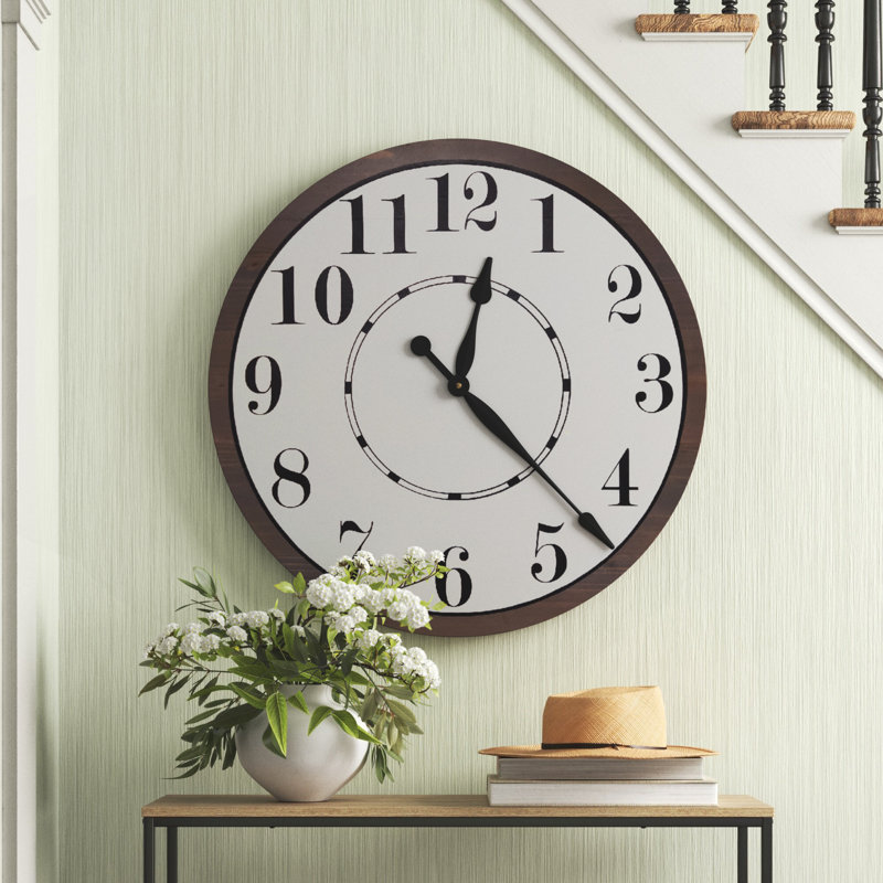 Laurel Foundry Modern Farmhouse Wesson Wall Clock & Reviews | Wayfair