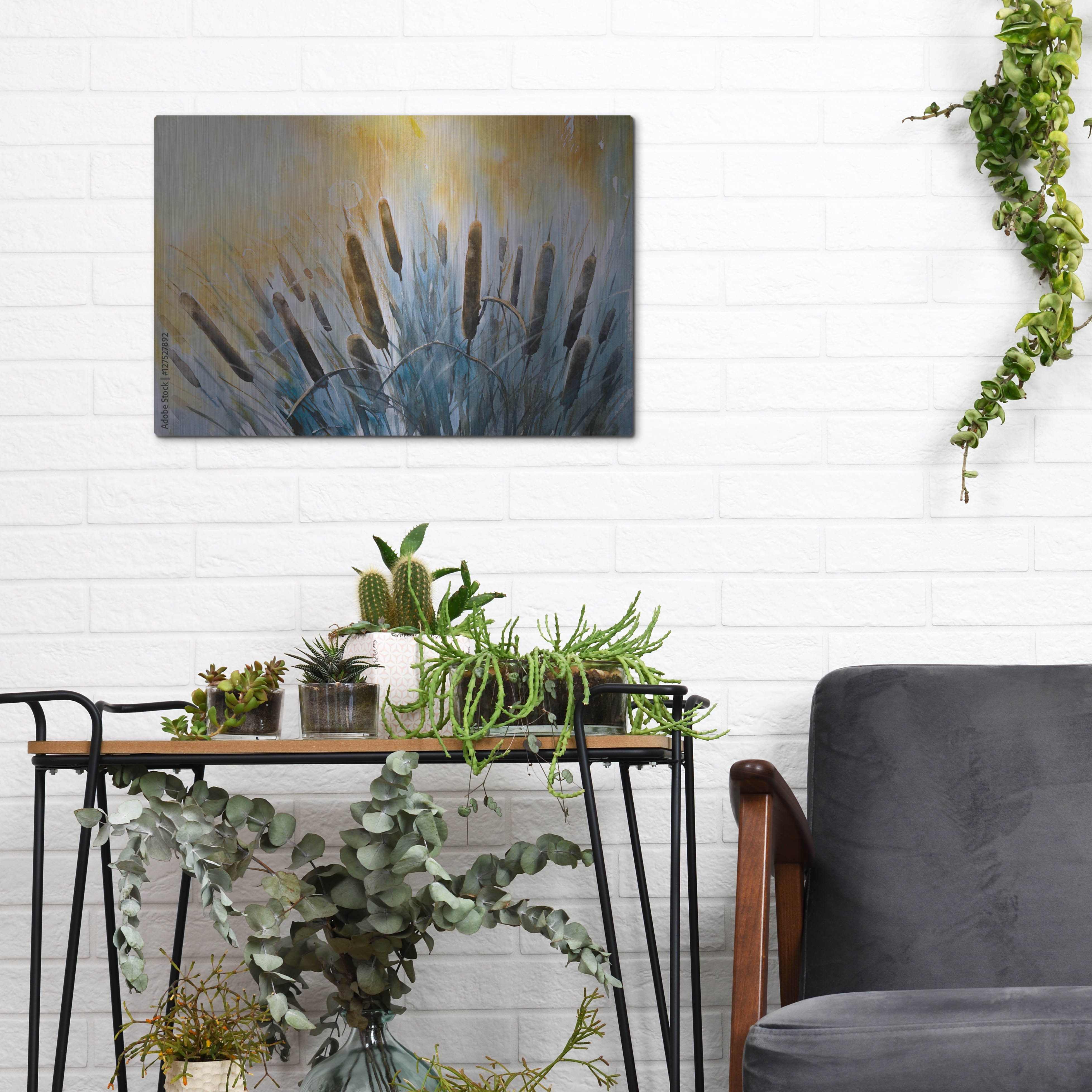 Ebern Designs 'Bulrush' by Luxe Portfolio, Metal Wall | Wayfair