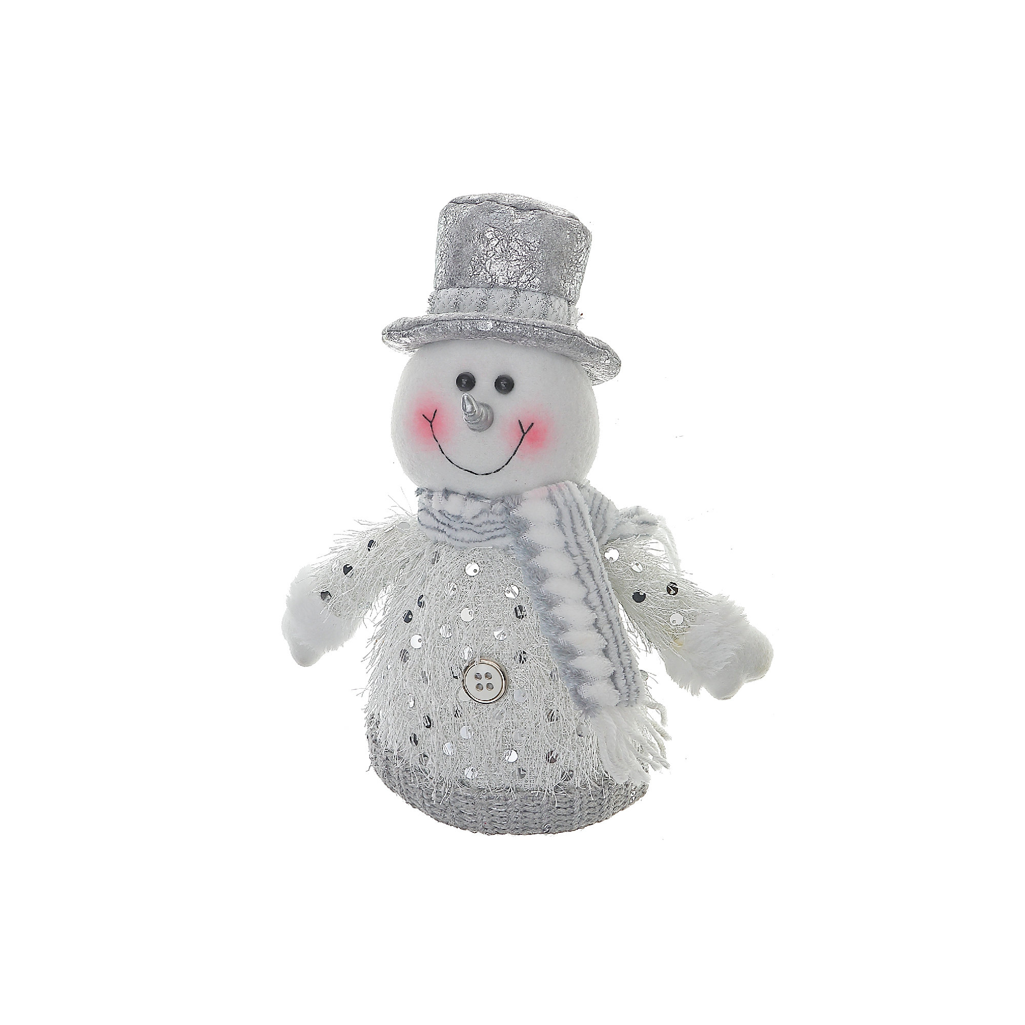 The Holiday Aisle® Christmas Icy Glam Snowman Sitter 9" - Wayfair Canada