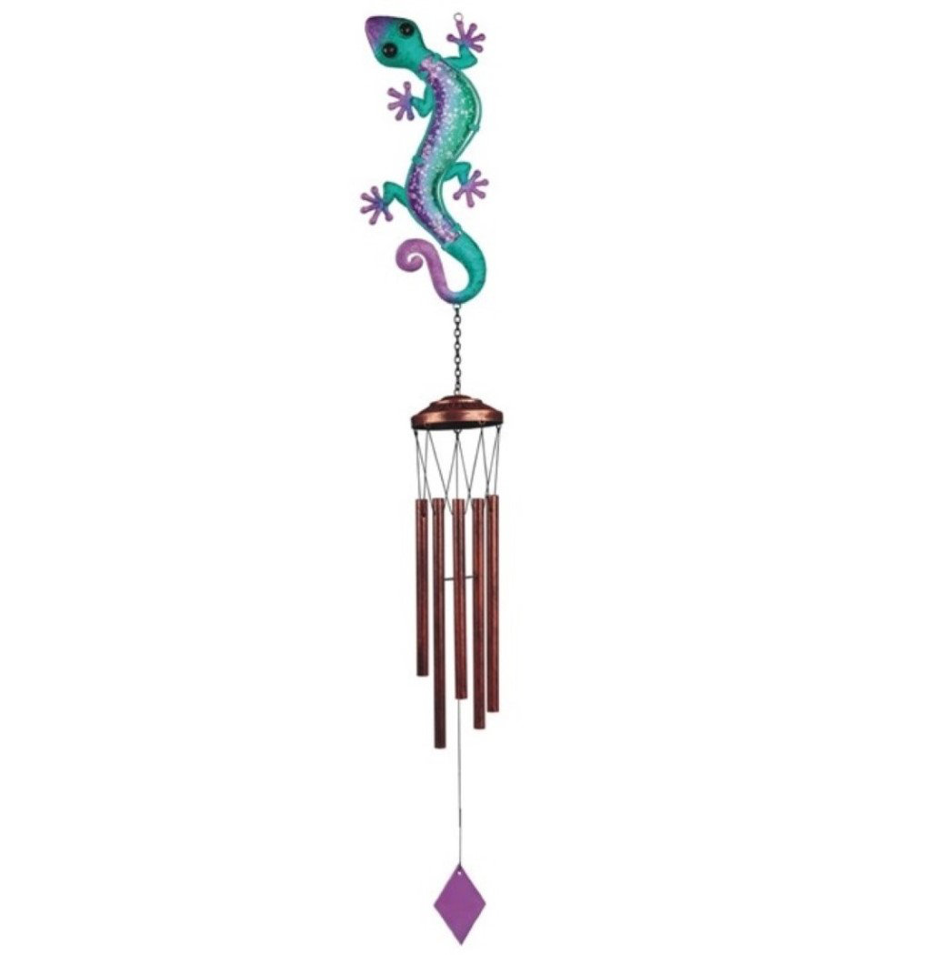 Arlmont & Co. Kissa Lizard Wind Chime | Wayfair