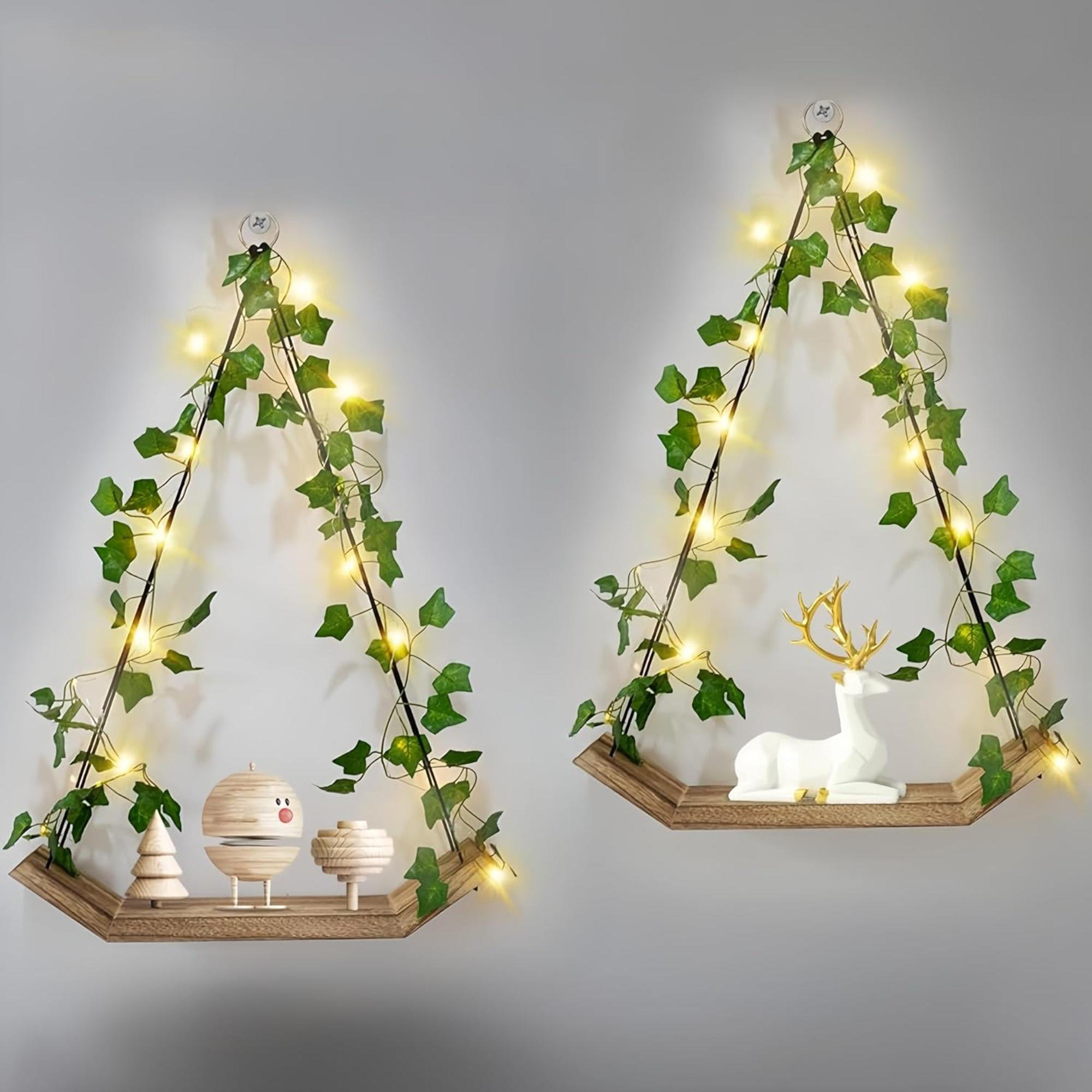 Mercer41 Jowan 2 Piece Wood Floating Shelf | Wayfair