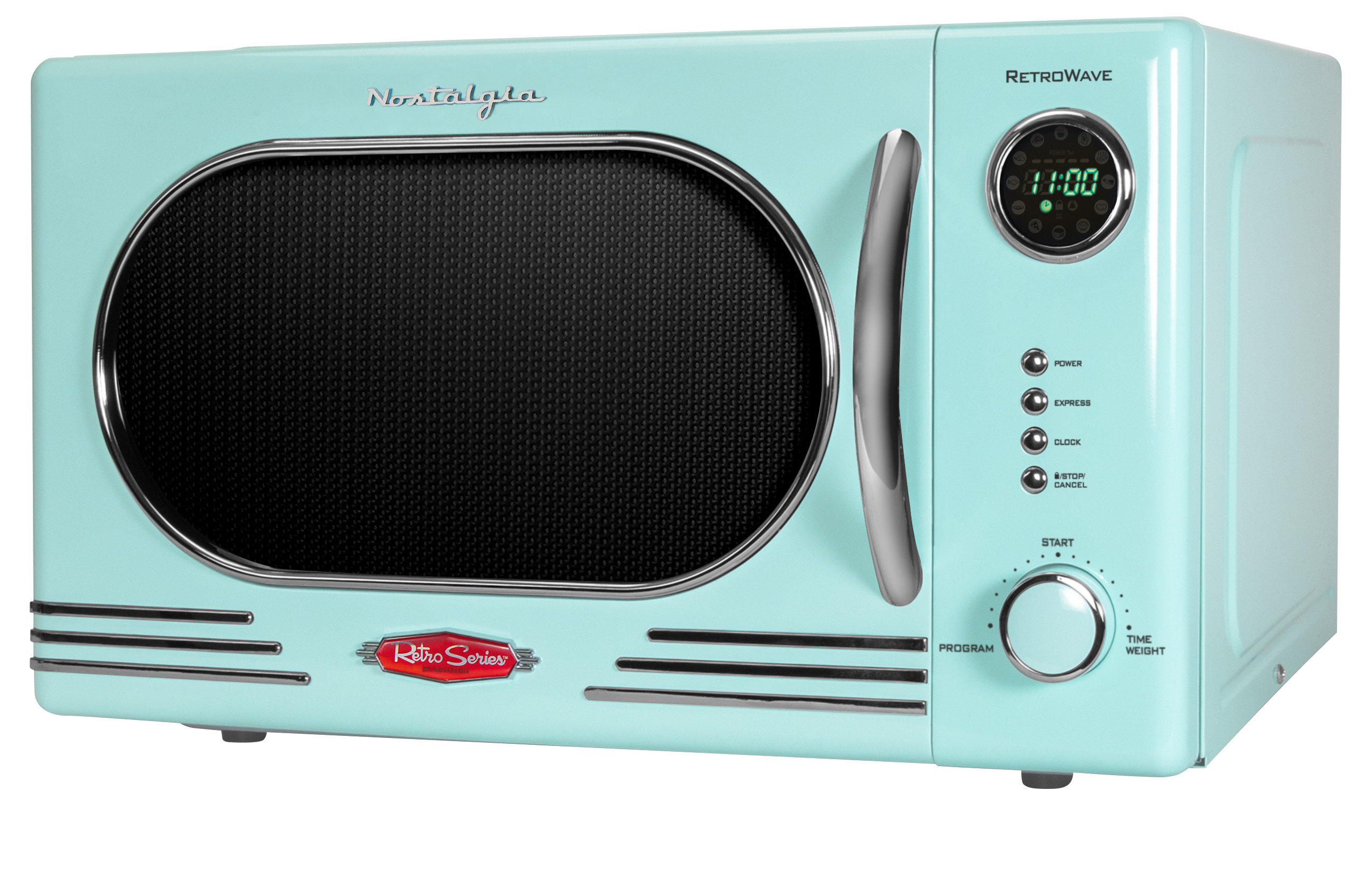 Nostalgia Retro Countertop Microwave 1.1 Cu Ft & 1000 Watt & Reviews ...
