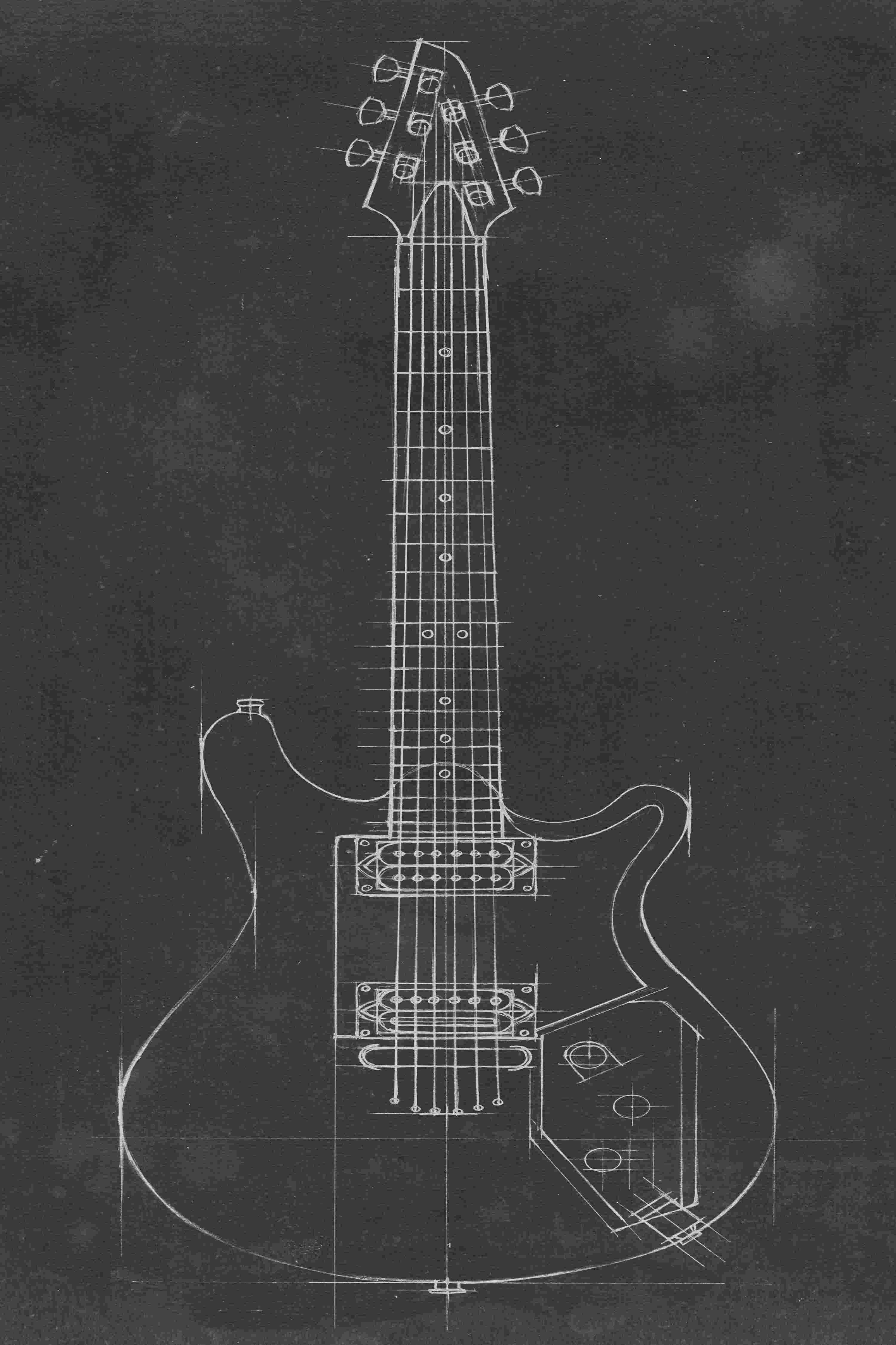 Red Barrel Studio® Electric Guitar Blueprint II | Wayfair