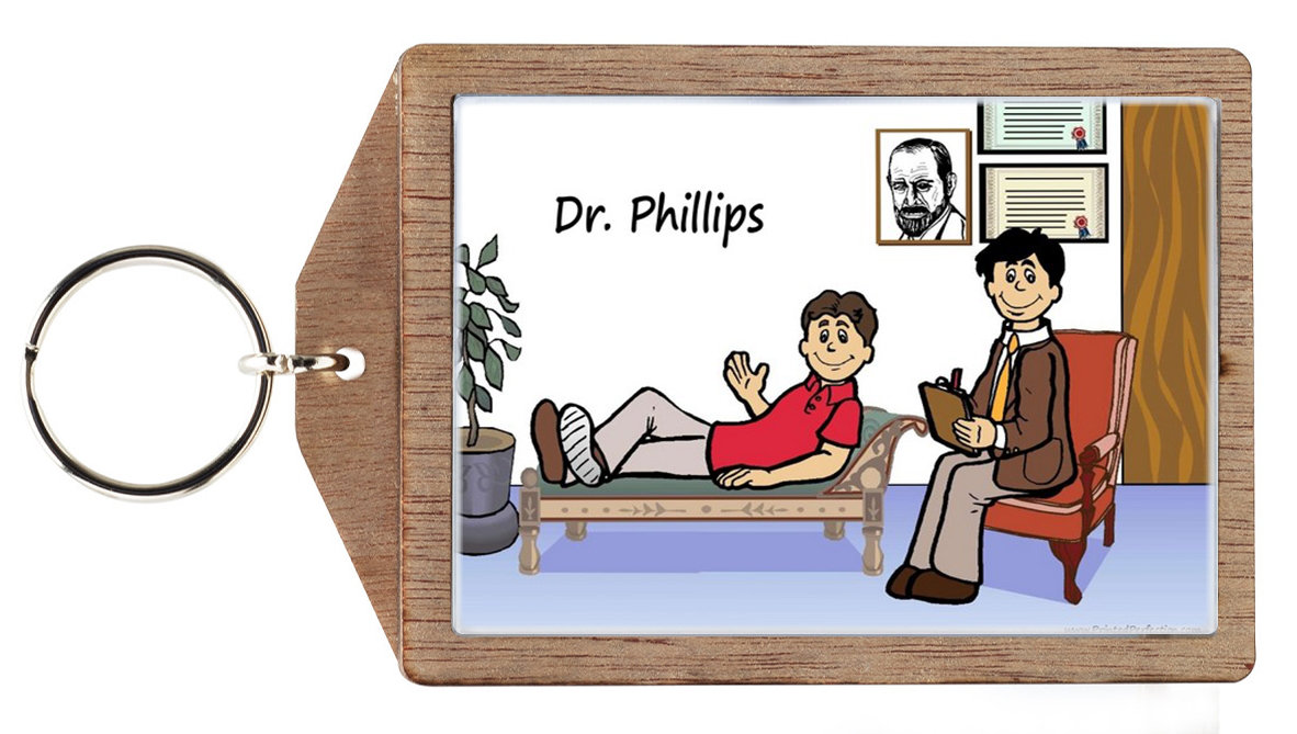 Printed Perfection Personalized Therapist, Psychologist - Male Key ...