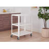 TRINITY 30 in. 3-Tier Metal Utility Cart w/ Wheels & Reviews | Wayfair