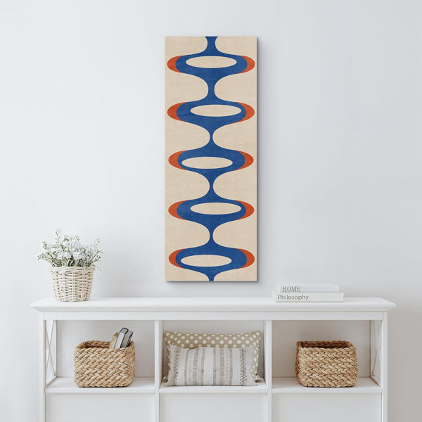 IDEA4WALL Polygon Collage On Canvas 2 Pieces Print | Wayfair