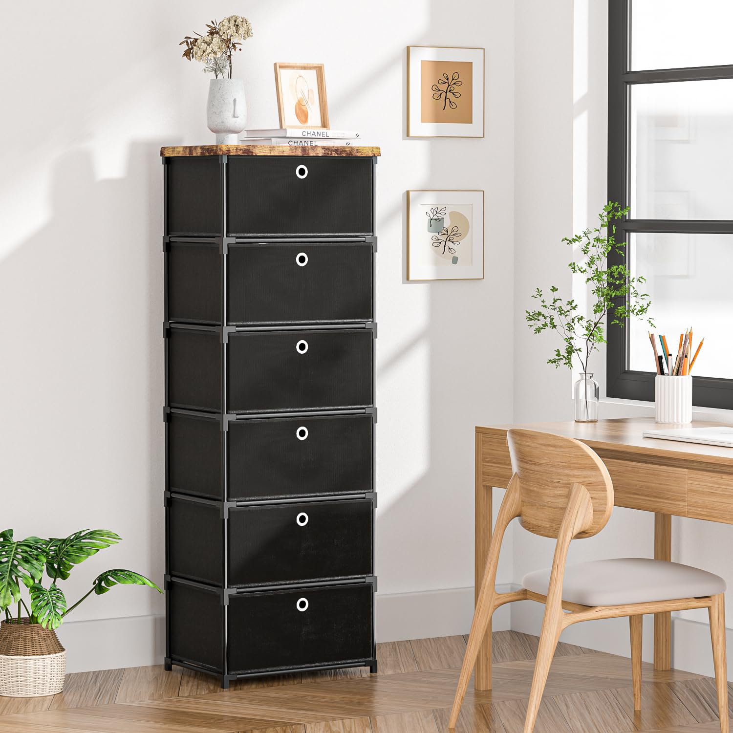 Rebrilliant Beautiful Small Dresser with Drawers 6 Drawer Dresser for ...