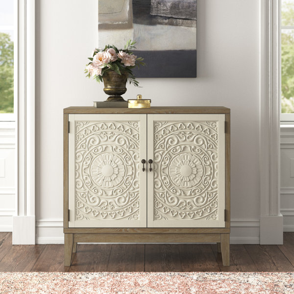 Kelly Clarkson Home Lorene Solid Wood 2-Door Accent Cabinet & Reviews ...