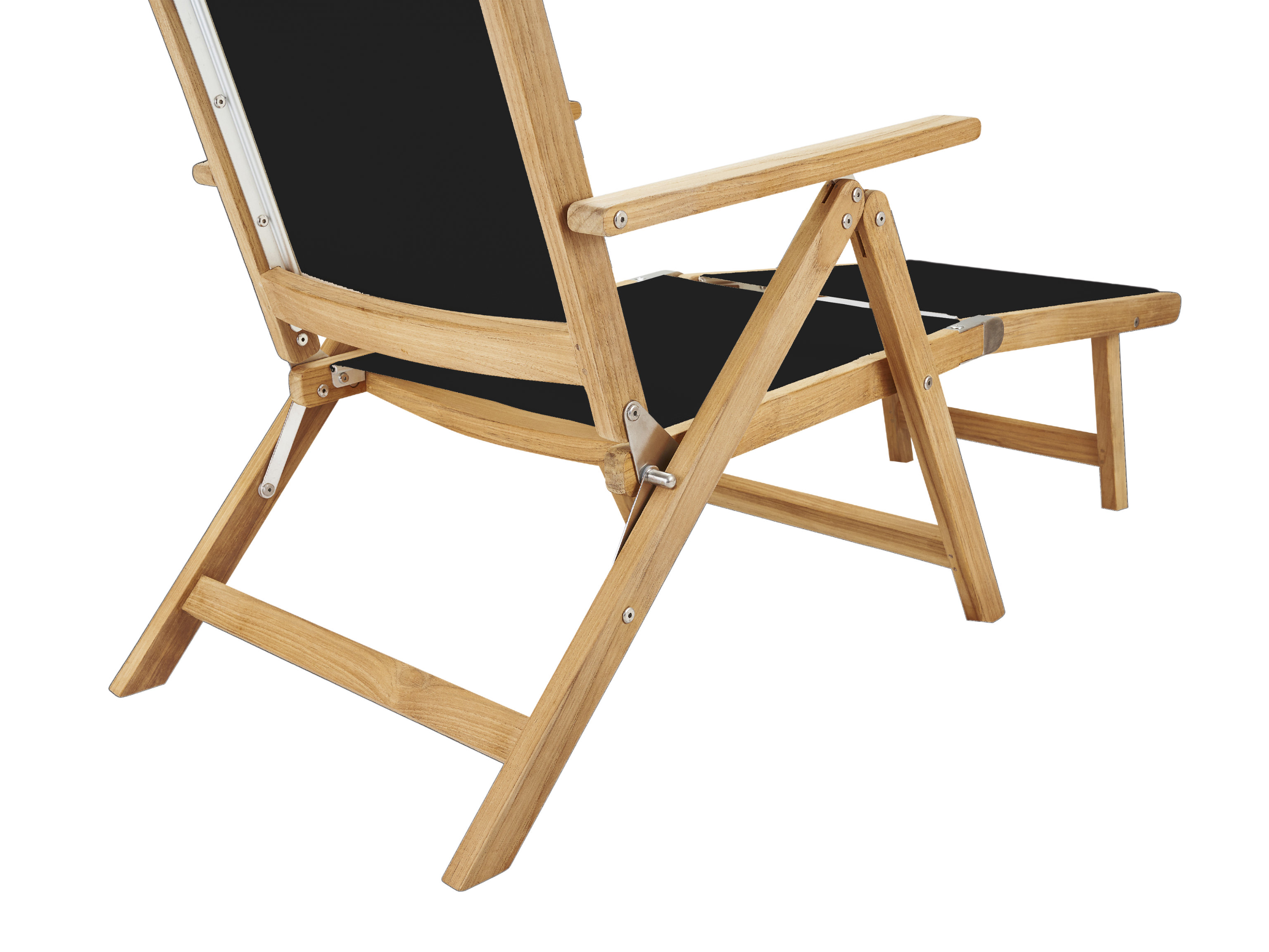 Rosecliff Heights Aquitania Teak Outdoor Folding Lounge Deck Chair ...