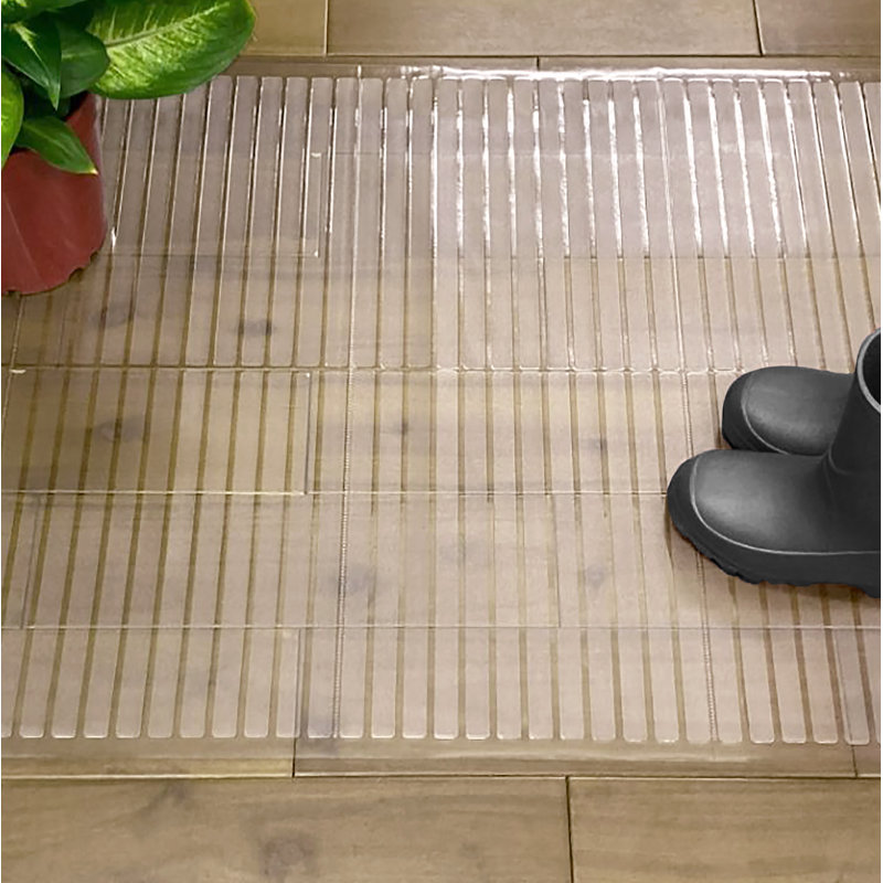 Symple Stuff (27" Wide) Clear Vinyl Plastic Premium Floor Runner ...