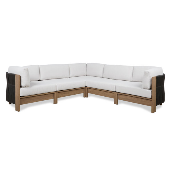 Real Flame Stratton Outdoor 5-Piece Modular Patio Sectional In ...