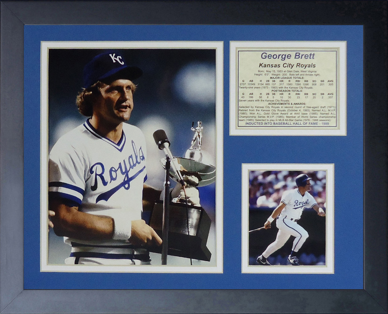 Legends Never Die George Brett Framed Photographic Print | Wayfair