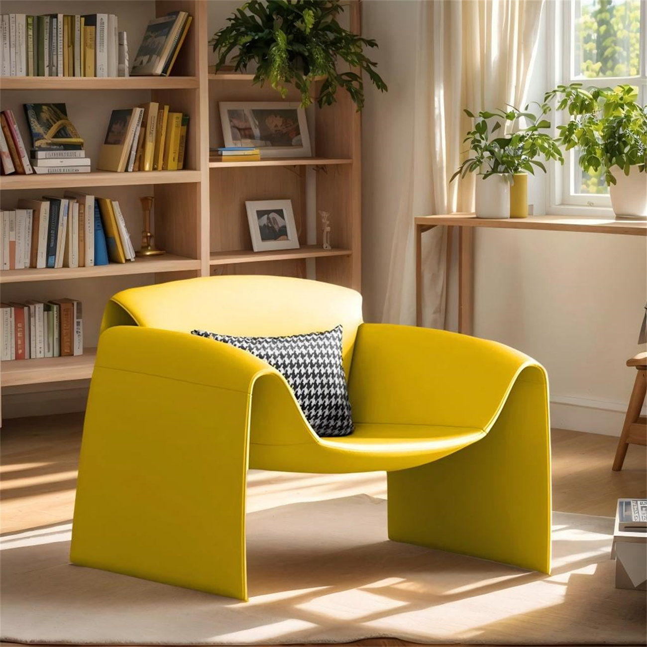 Ivy Bronx Single Sofa Chair, Crab Chair, Italian Art Style Leisure ...