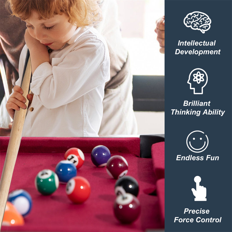 RayChee 20" Table Top Pool Table, Tabletop Portable Billiards Game ...