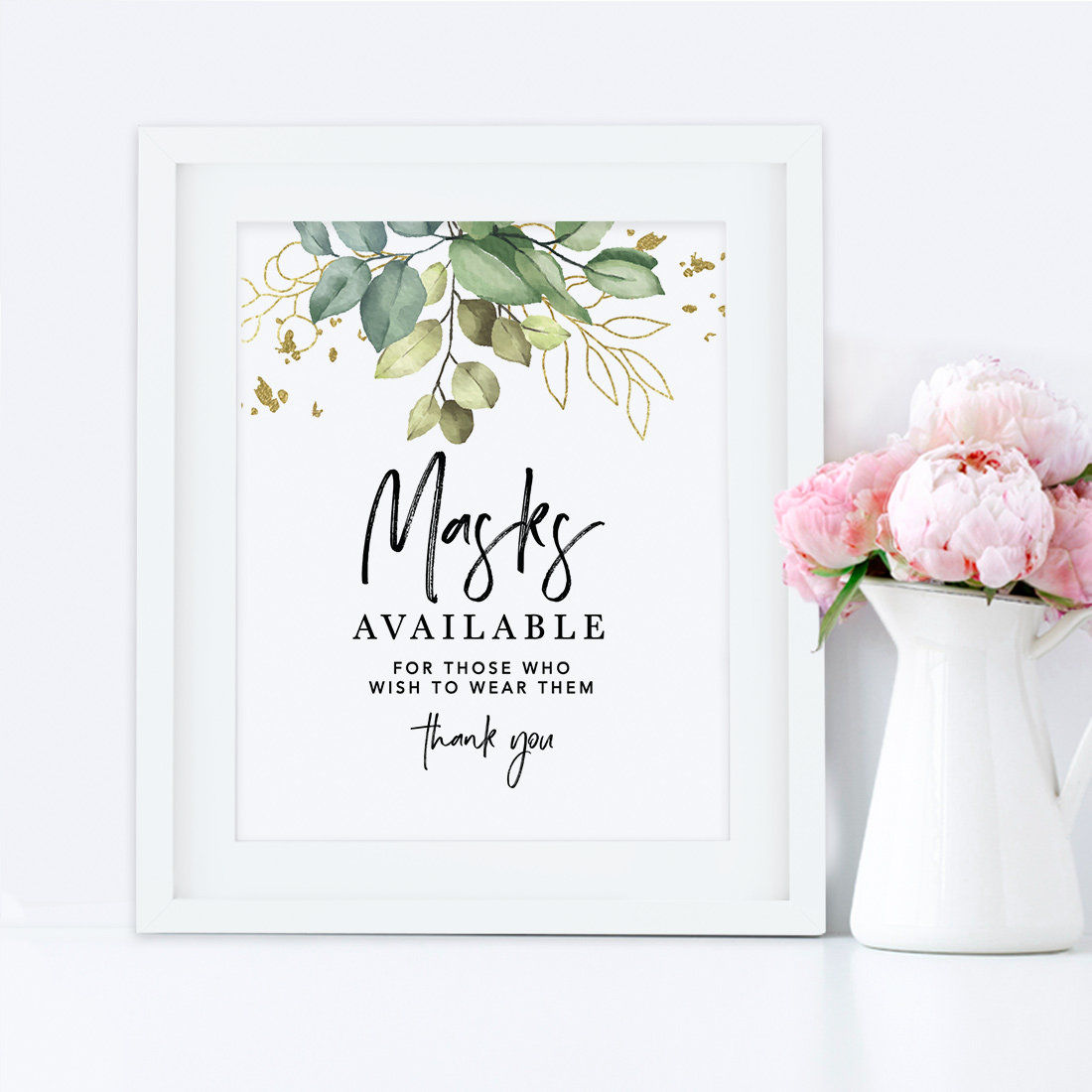 Koyal Wholesale Masks Available, Formal Black And White Print With Gold ...