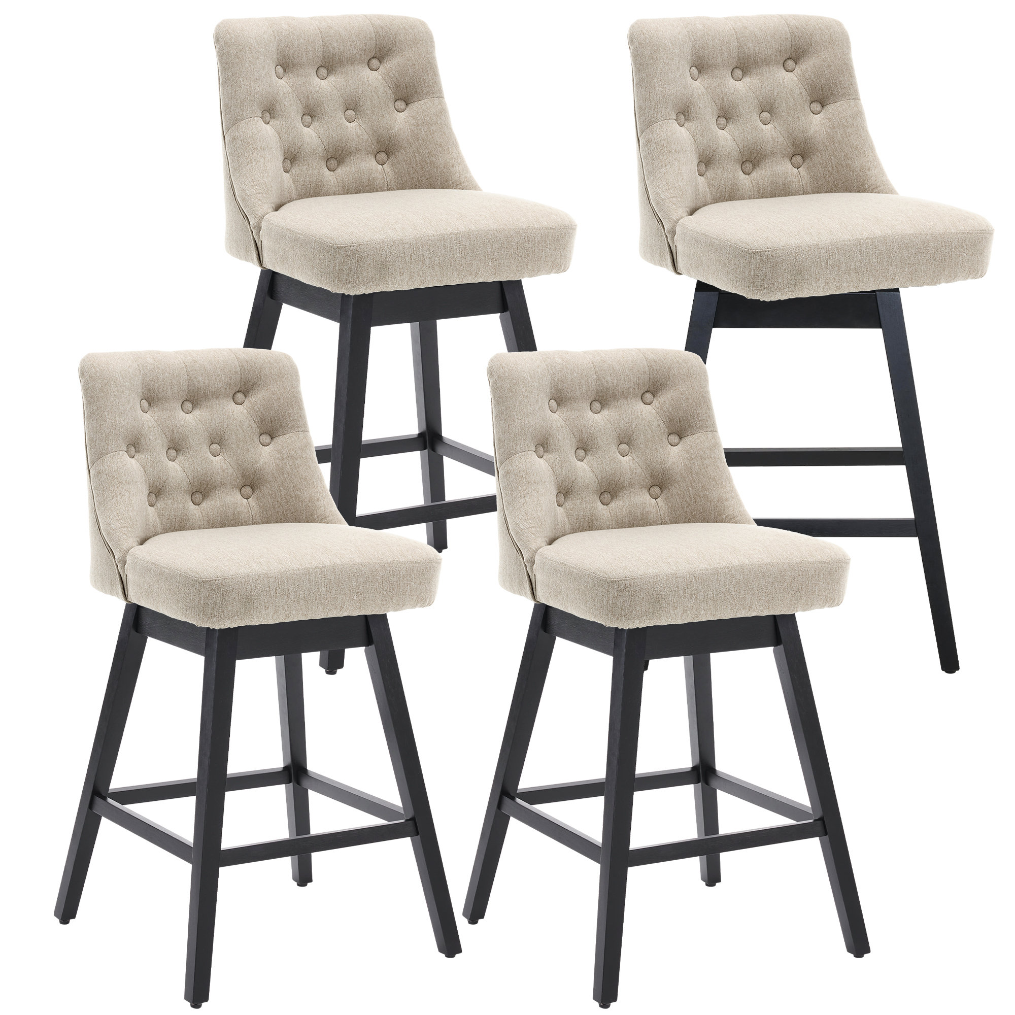 Corrigan Studio Tabouret de bar et de comptoir pivotant Lowana et ...