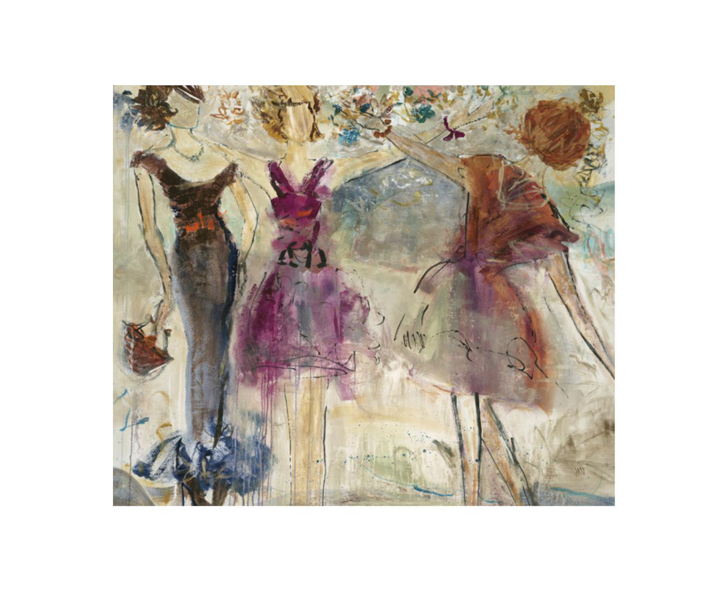 Chelsea Art Studio Jodi Maas Violet Velvet On Canvas by Jodi Maas ...