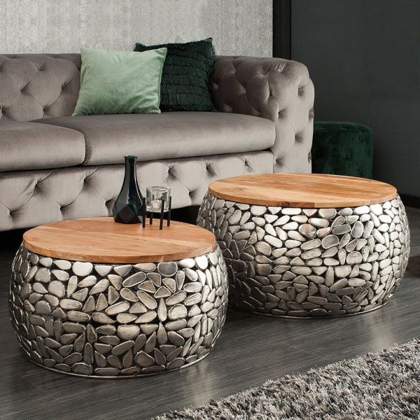 Langley Street Abbie 2 Piece Coffee Table Set & Reviews | Wayfair.co.uk