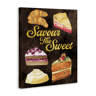 Ophelia & Co. Savour The Sweet Dessert Canvas, design by Hillary Holt ...
