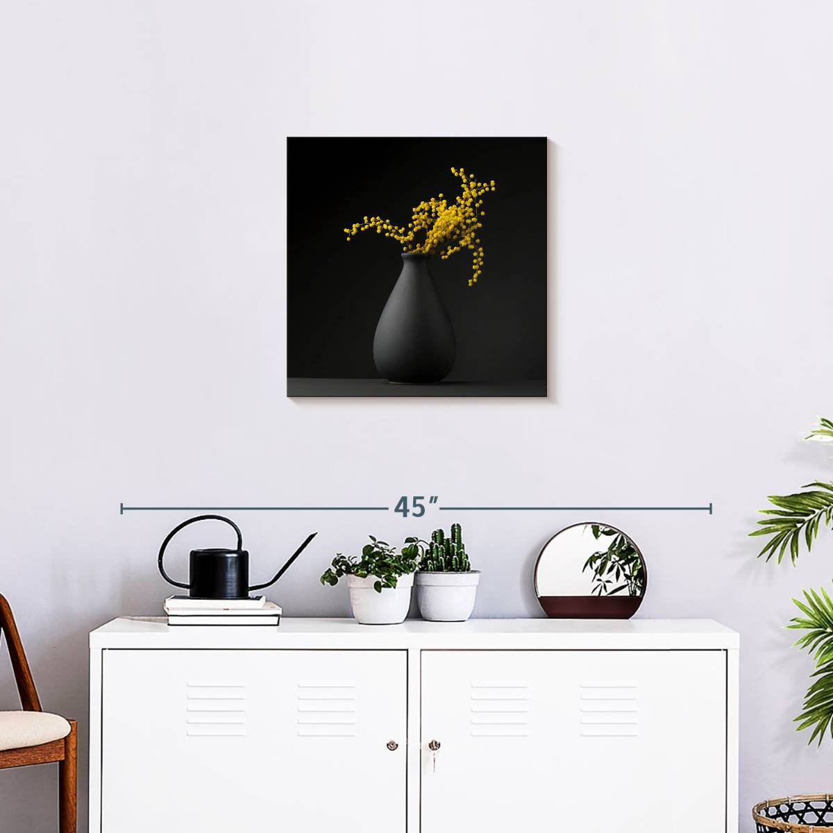 Lark Manor™ Harnek Dainty Yellow Flowers | Wayfair