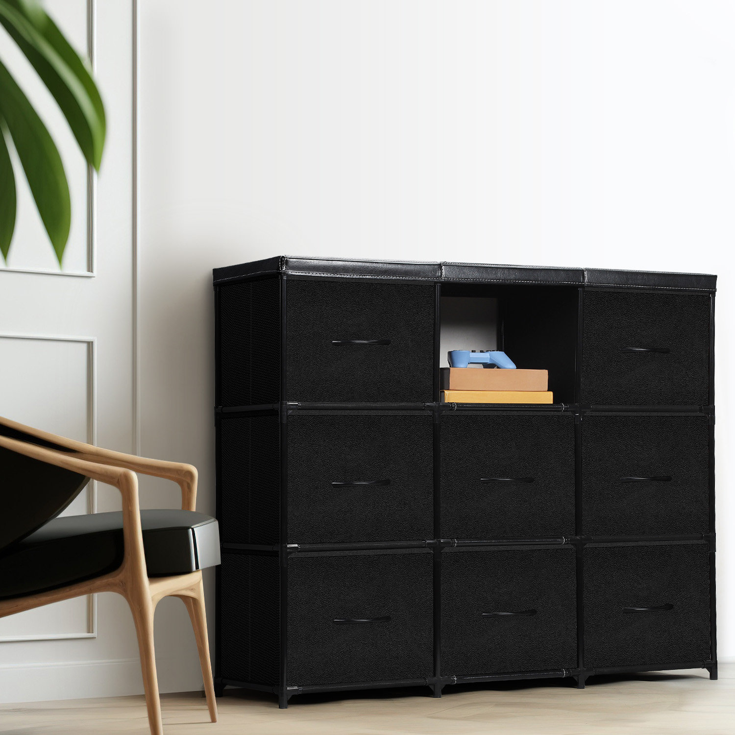 Ebern Designs 8-Drawer TV Stand Dresser – Wide Bedroom Console Storage ...