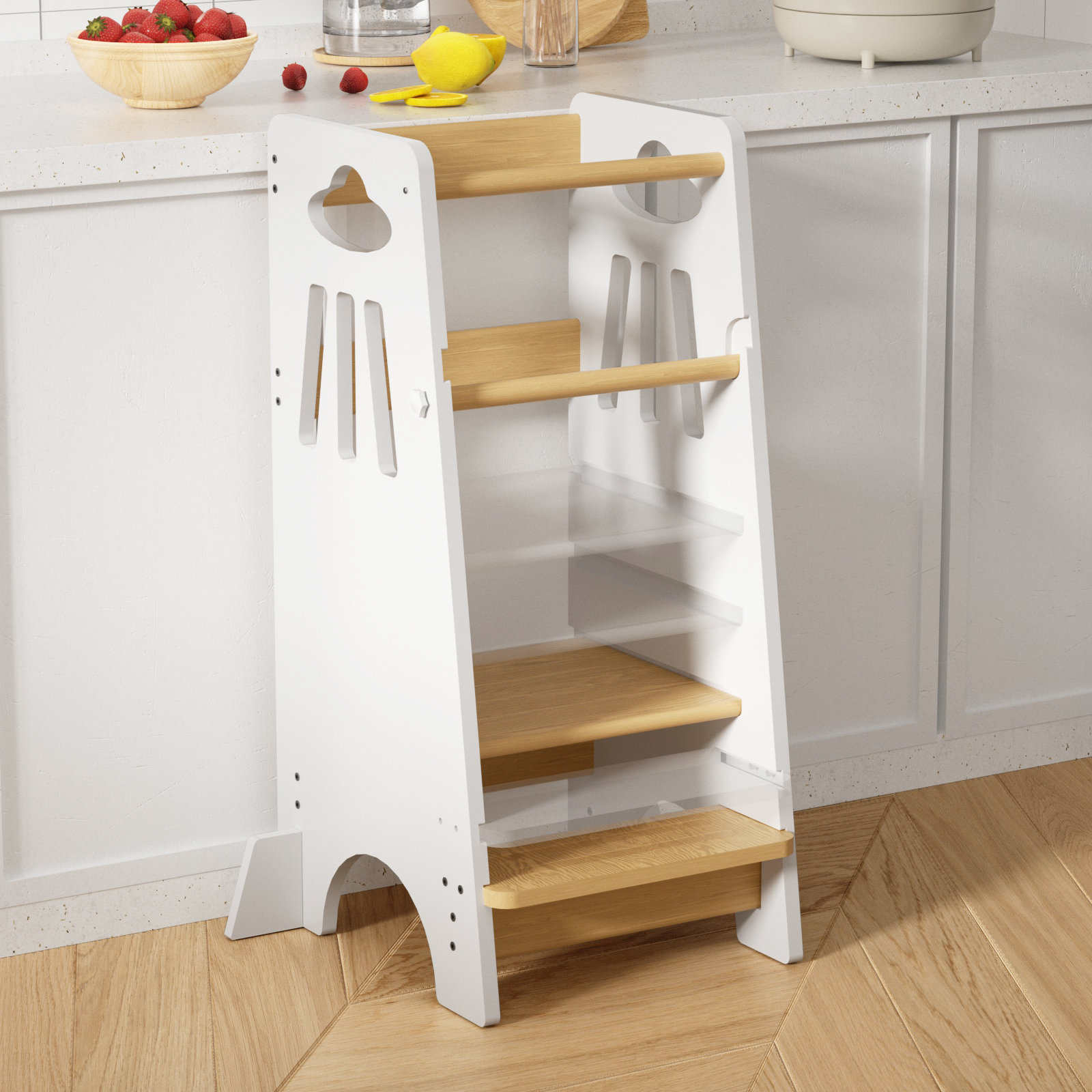 Isabelle & Max™ Kitchen Step Stool For Kids Wooden Toddler Standing ...