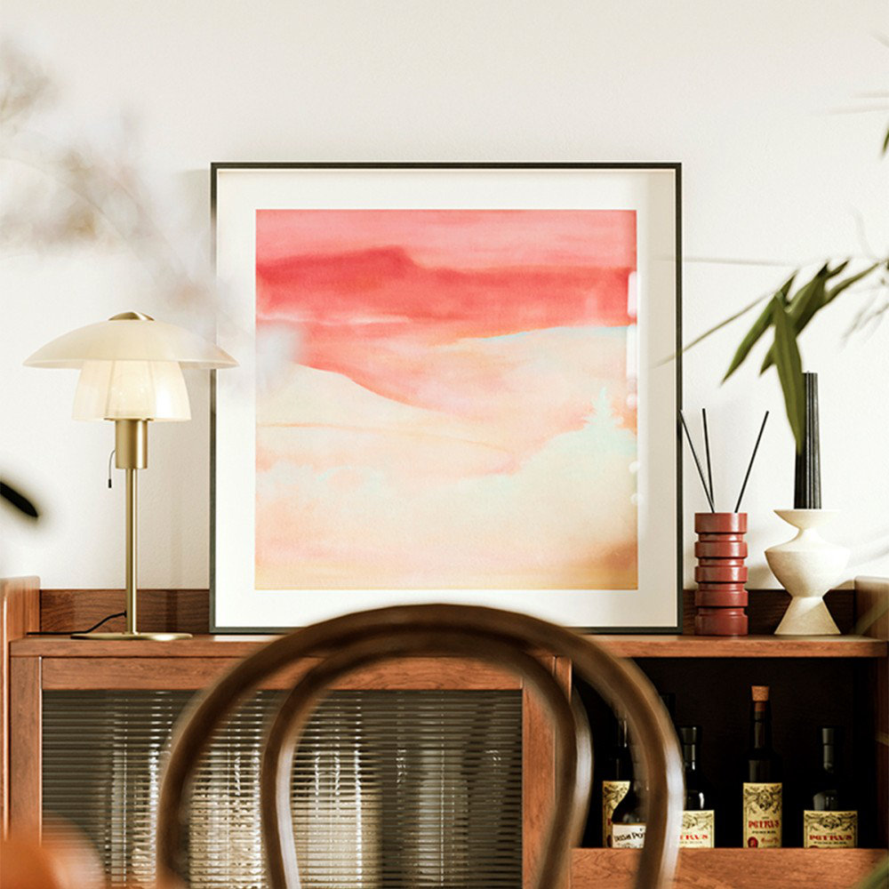 Organix Oasis Modern simple abstract landscape painting | Wayfair