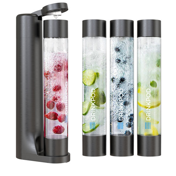 Drinkpod LLC Machine à boisson gazeuse Drinkpod LLC Fizzpod avec 2 ...
