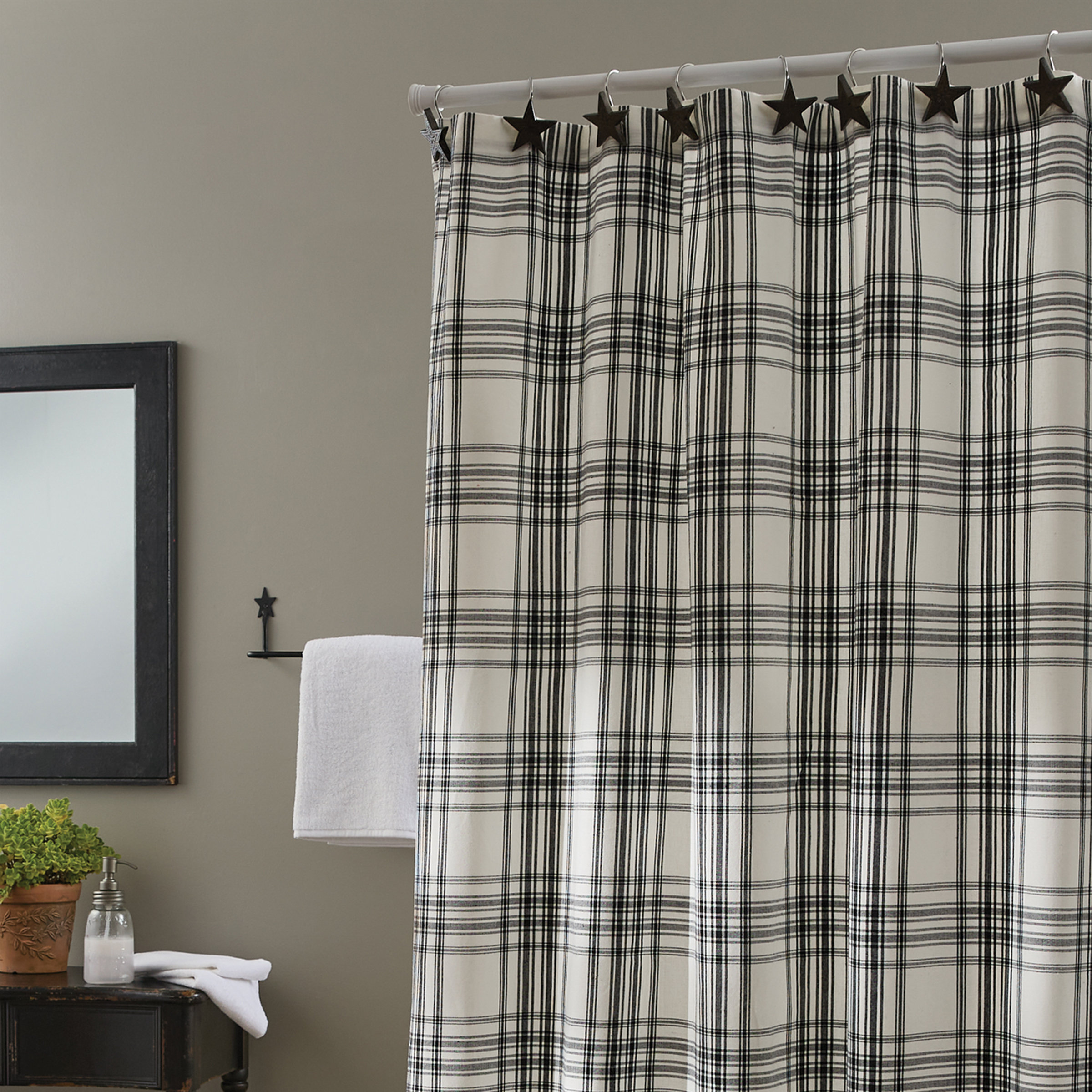 Plaid Shower Curtain
