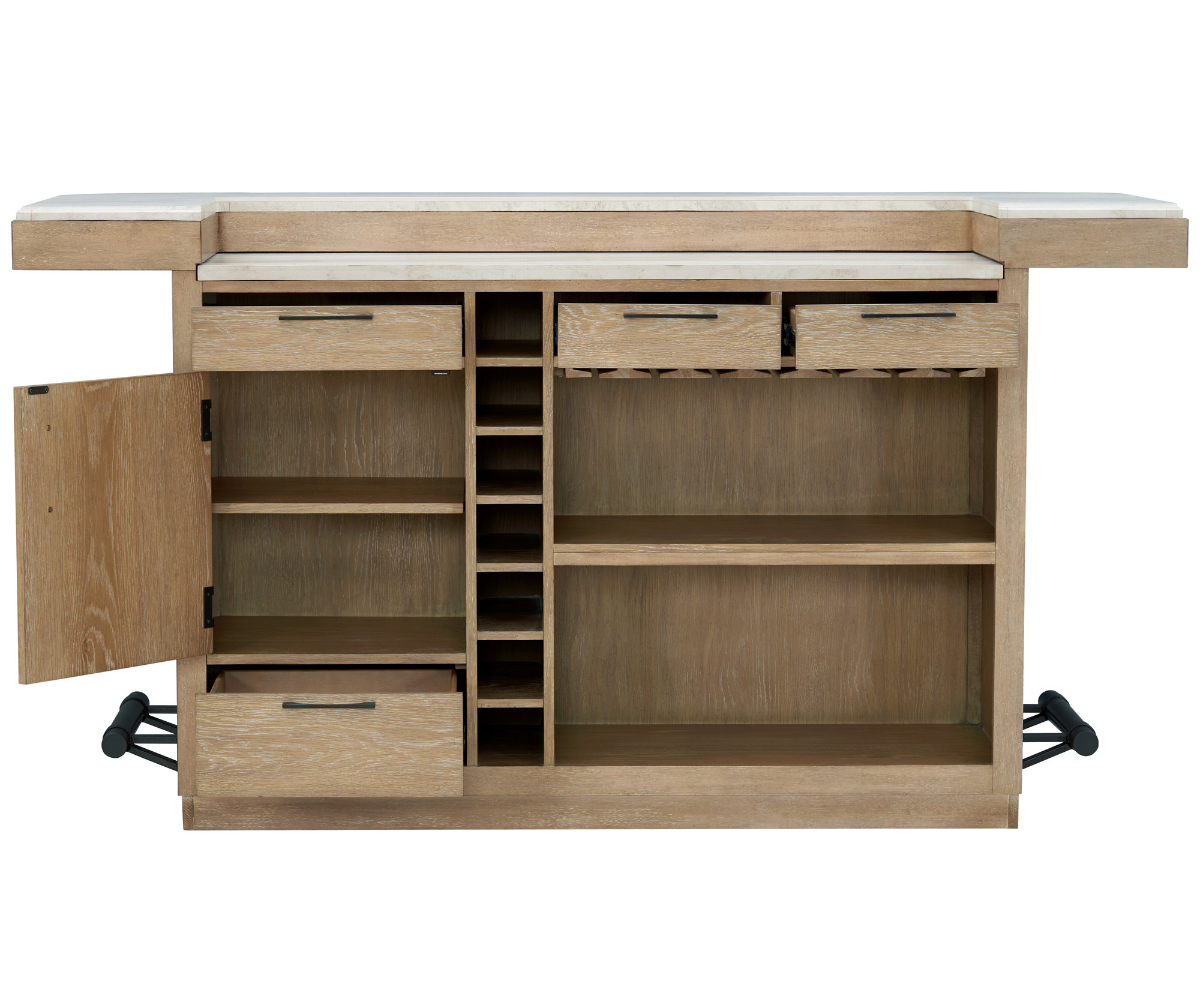 Foundry Select Thoer Bar with Wine Storage & Reviews | Wayfair
