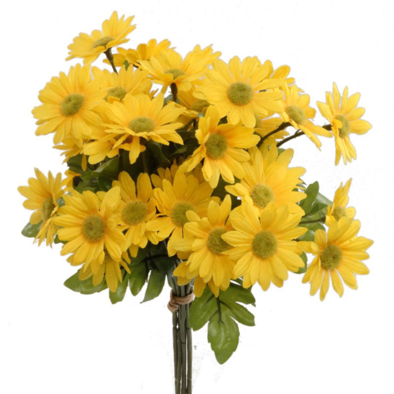 Primrue Daisy Floral Arrangement | Wayfair