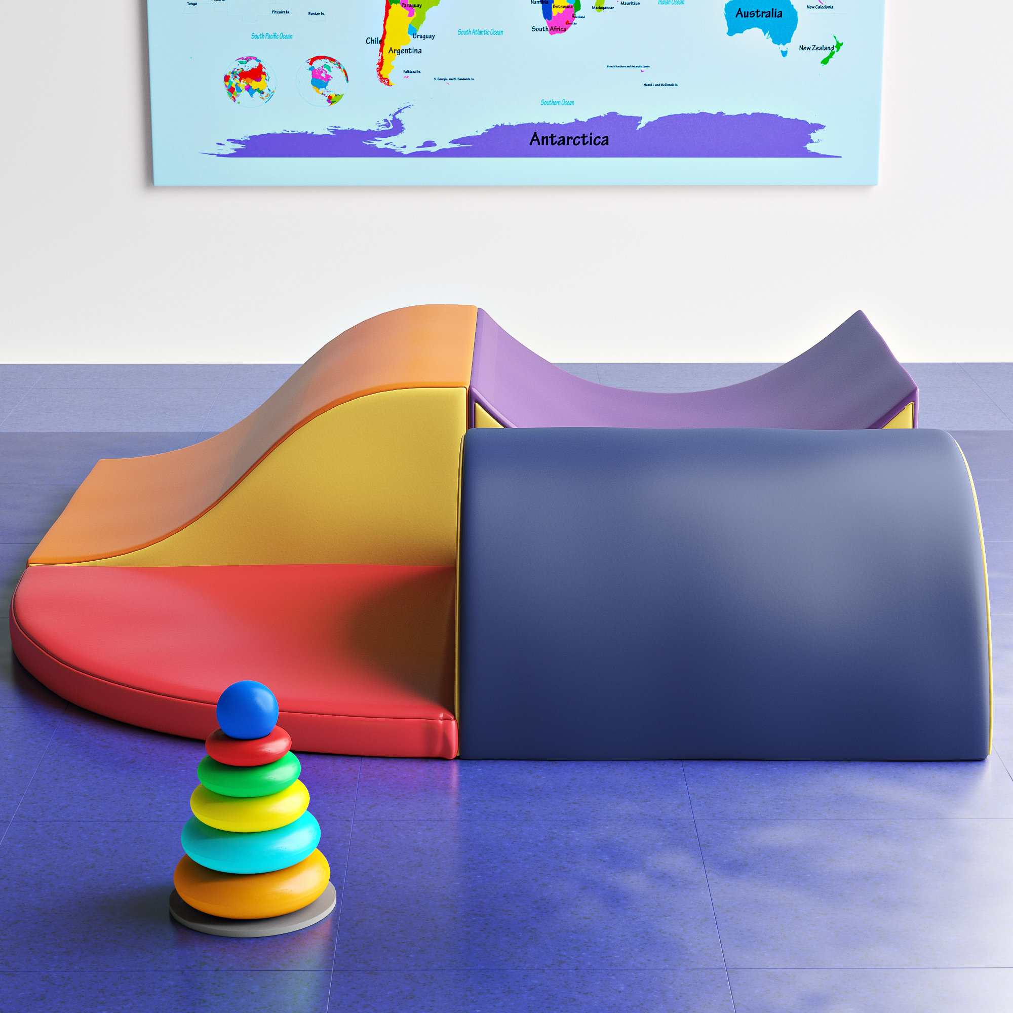 Factory Direct Partners SoftScape Swoop and Slide Climber | Wayfair