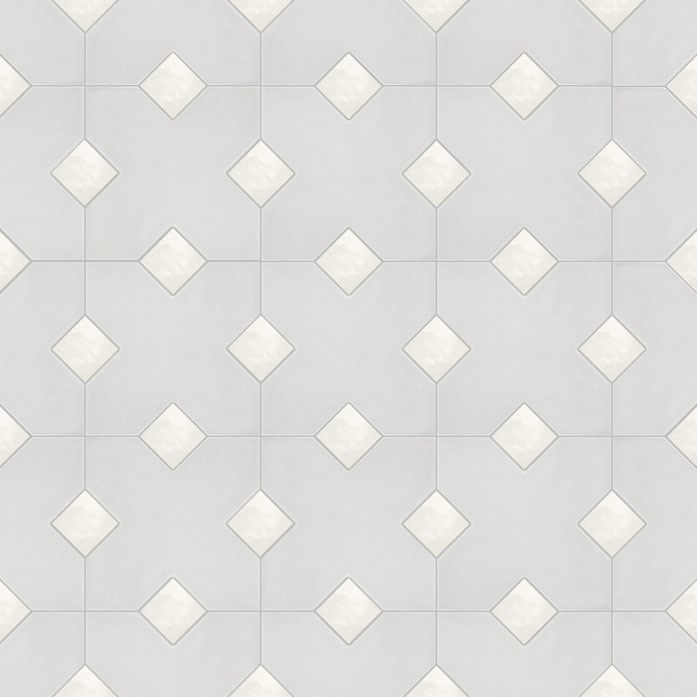 Tilefy Cross And Dot Porcelain Wall and Floor Tile | Wayfair
