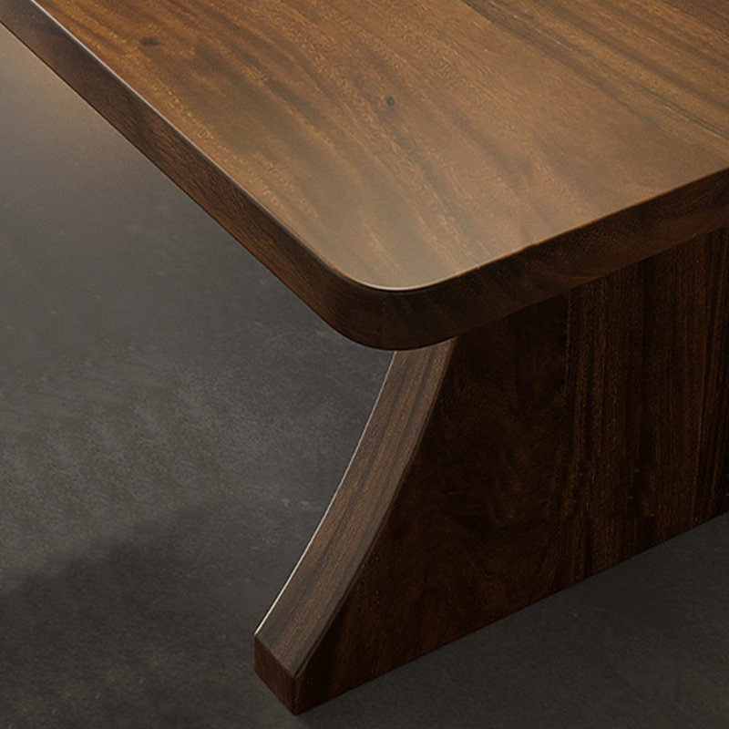 Beicang Home Solid wood walnut dining table set | Wayfair