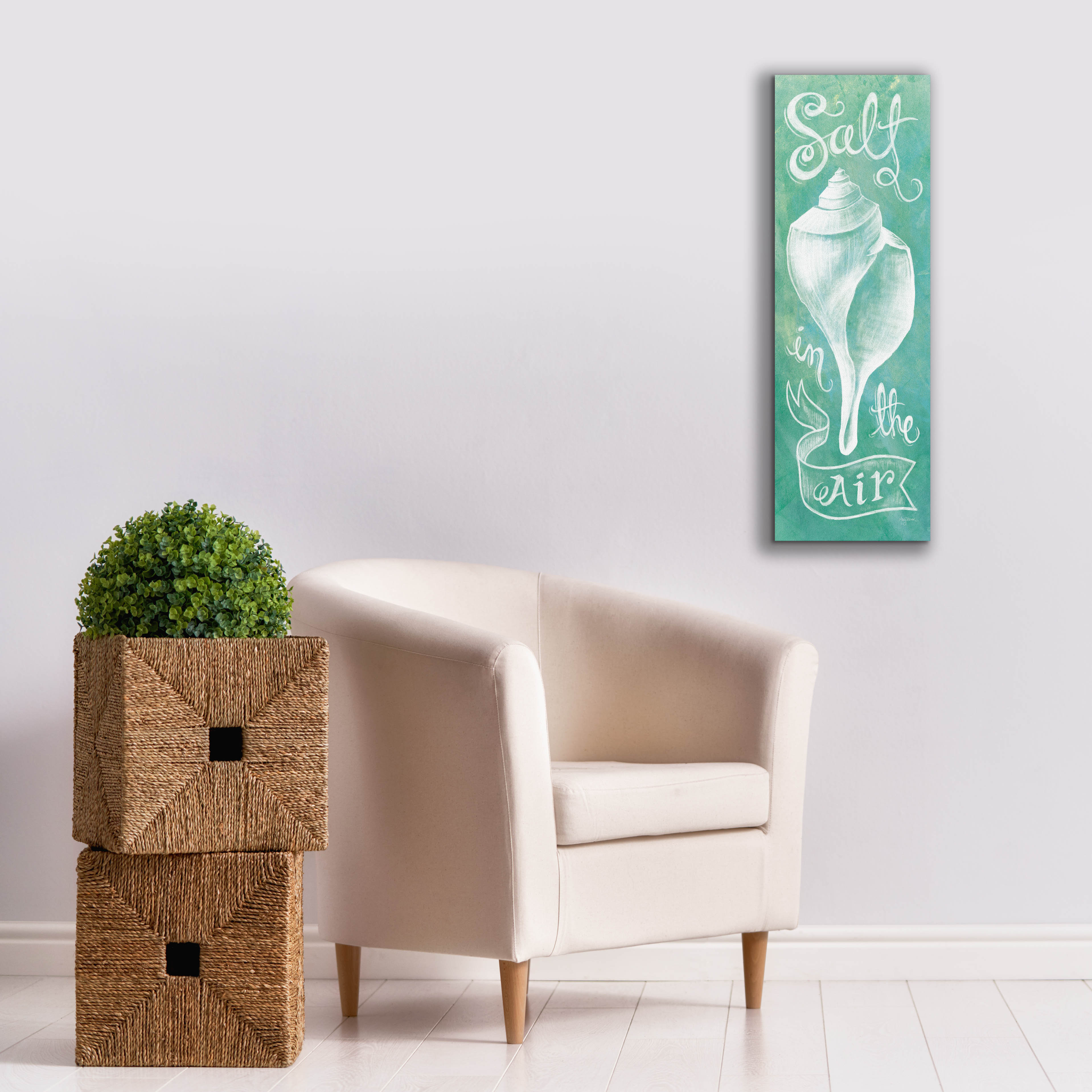 Epic Graffiti 'Seashell' by Mary Urban Canvas Wall Art | Wayfair