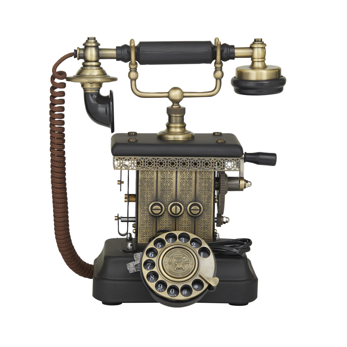 Canora Grey Vintage Metal Corded Telephone | Wayfair