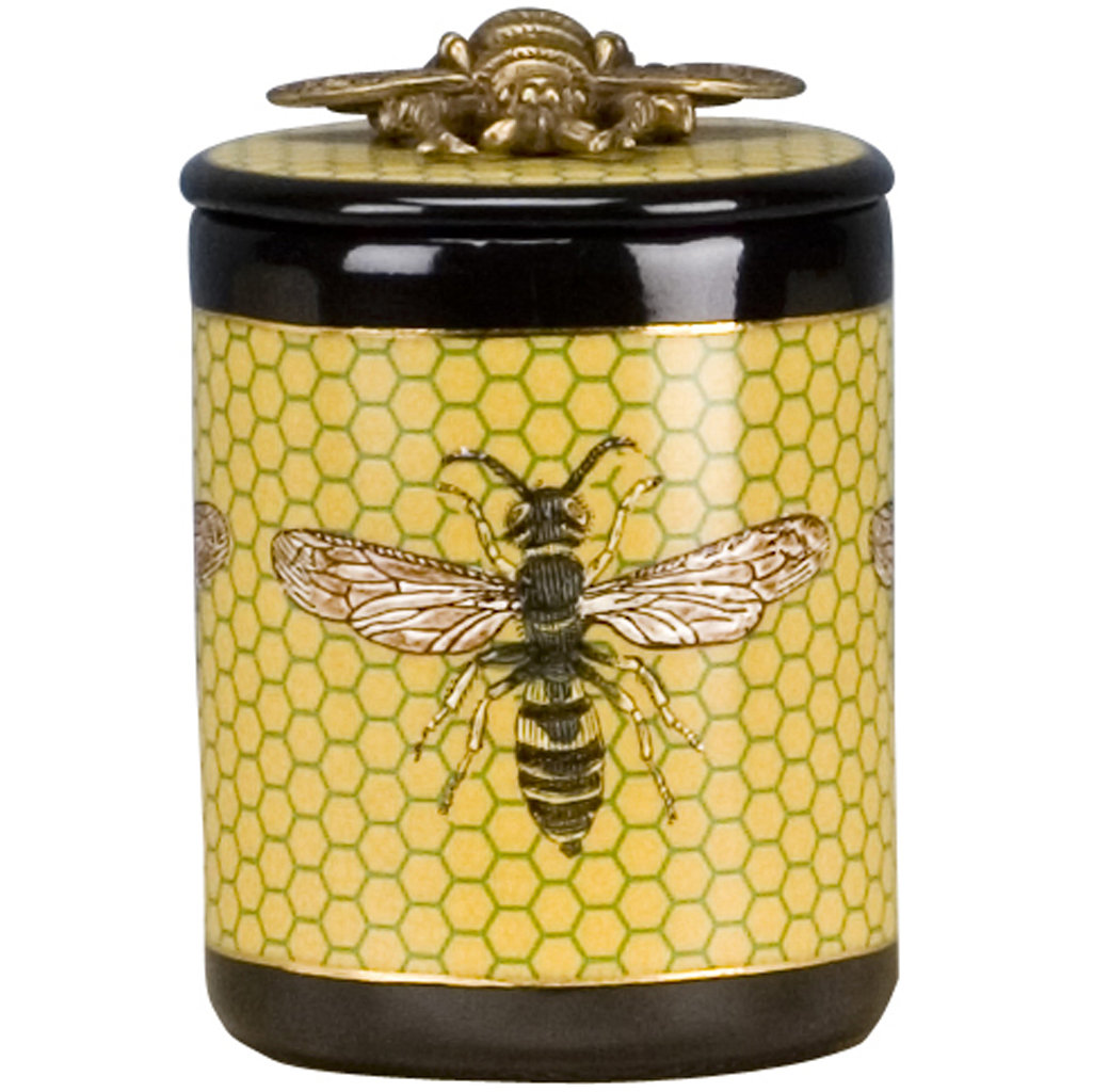 Danny's Fine Porcelain Yellow/Black Porcelain Bronze Ormolu Decorative ...