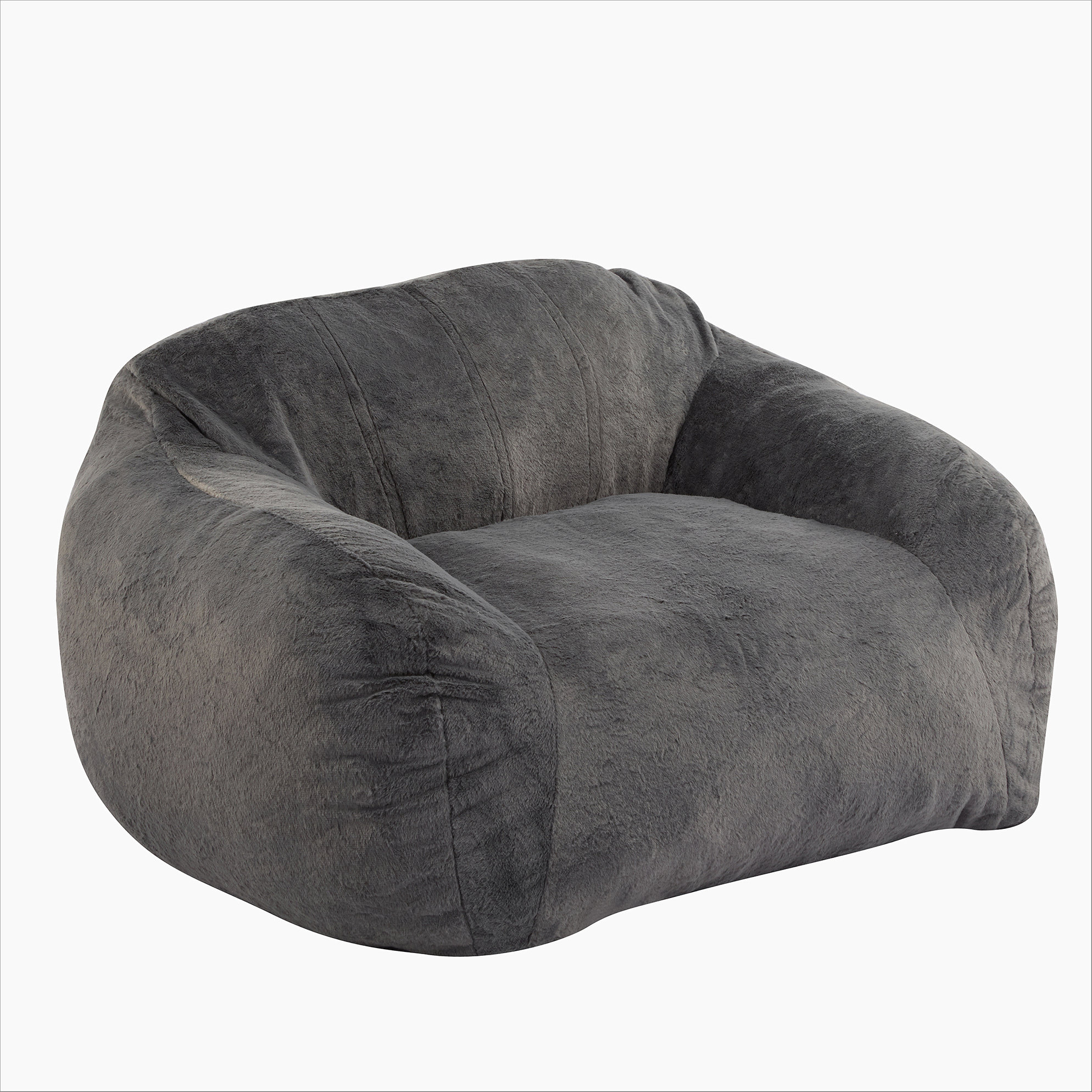 Trule Indoor Bean Bag Chair, Gray | Wayfair