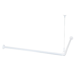 L-Shaped Shower Curtain Rods | Wayfair