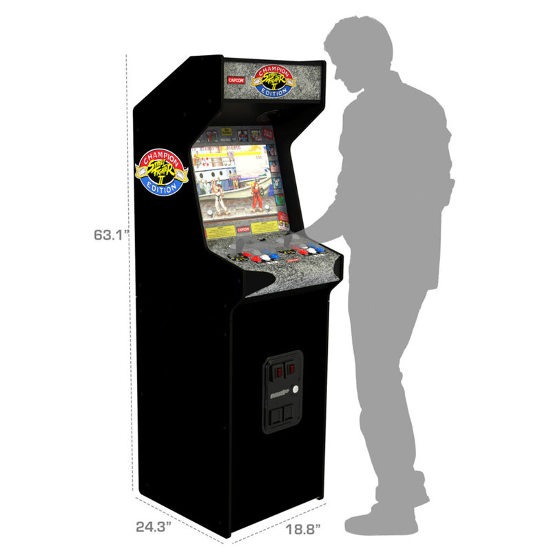 Arcade 1Up Arcade1Up Street Fighter II CE HS-5 Deluxe 5ft Stand-Up ...
