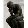 Red Barrel Studio® Thinking Man Thinker Auguste Rodin Bronze Statue ...