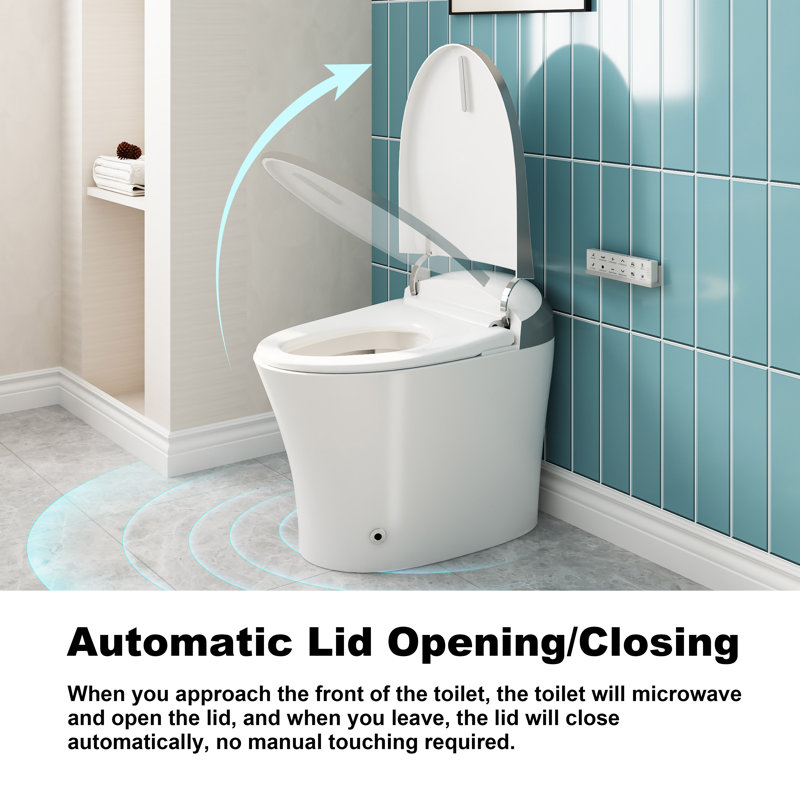 MOHOME Metis Smart Bidet Toilet, Auto Open/Close Lid, Auto Flush ...