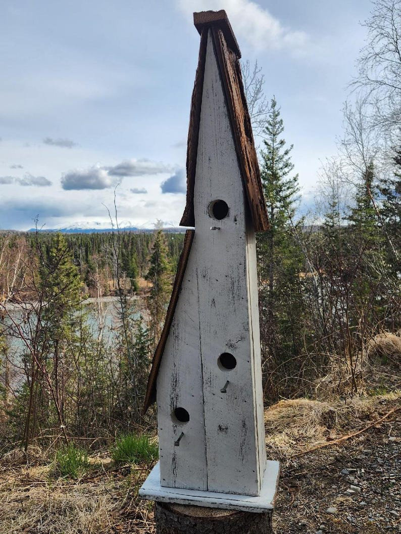 George Oliver Rustic Extra Large Lean-To-Condo Birdhouse – Unique ...